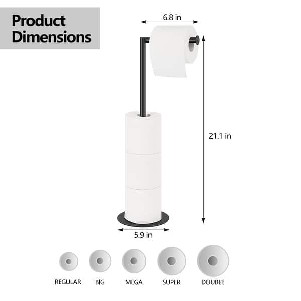 Free Standing Toilet Paper Holder for Bathroom - Bed Bath & Beyond ...