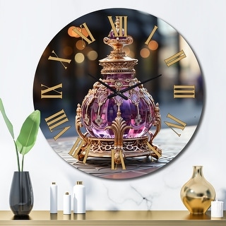 Designart "Retro Perfume Bottle Exquisite Design VIII" Perfumes ...