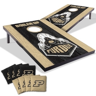 Purdue Boilermakers NCAA Compact 2x3 Tailgate Cornhole Board Set - Bed ...