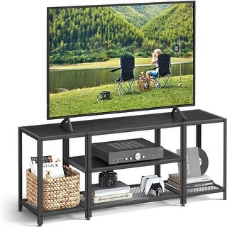 3-Tier Entertainment Center, - 25" x 14.9"D x 18.9"H - Bed Bath ...