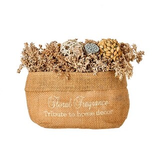 Mixed Botanicals in Jute Sack - 7 - Bed Bath & Beyond - 38443982