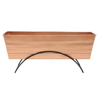 Achla Designs Odette Stand With Large Flower Box Planter, 32.25 Inch ...