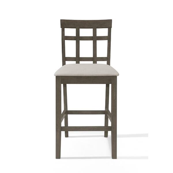 CraftPorch Simple Rustic Counter Height Dining Chairs (Set of 4) - Bed ...