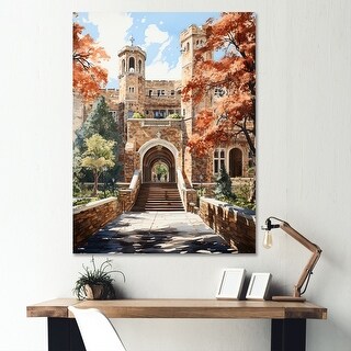 Designart "Stanford University Extremely Detailed I" College ...