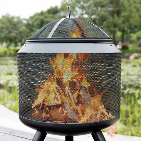 Fire Pit With 1 Carbon Net - N/A - Overstock - 34507494