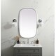 Indigo Home Metal Frame Oval Mirror 24x40 Inch - Bed Bath & Beyond ...