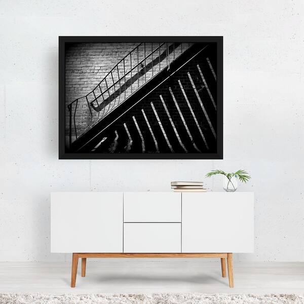 Stair shadow Photography Architecture Black White Art Print/Poster ...