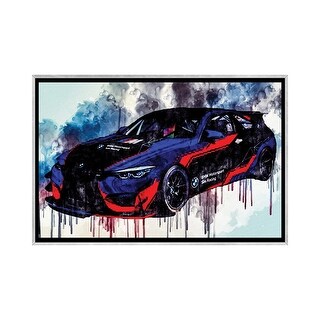 iCanvas "Bmw M4 Gt4 2021 Exterior Front View Tuning M4 Race Car" by ...