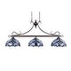 Tiffany Style Victorian Design 3-light Linear Island Fixture - Bed Bath ...