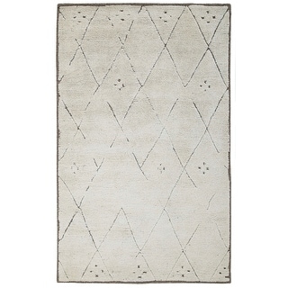 Terra by Obeetee Adab Morrocan Lines Brown Rug - Bed Bath & Beyond ...