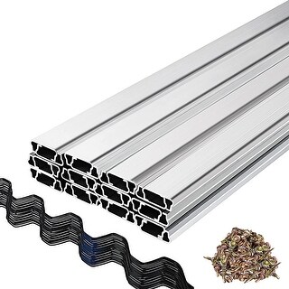 Greenhouse Wire and Channel,6.56ft Wiggle Wire and Lock Channel,30 ...