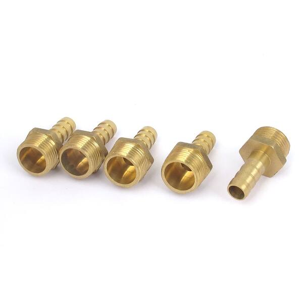 3/8BSP Male Thread to 8mm Hose Barb Straight Fitting Adapter 5PCS ...