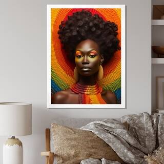 Designart "Osunmare African Rainbow Orisha Goddess" African American ...