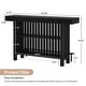 63" Home Bar Unit, Modern 2-Tier Bar Table with Footrest - Bed Bath ...