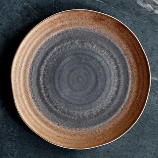 LEMIEUX ET CIE Akita 4-Piece Stoneware Dinner Plate Set - Bed Bath ...
