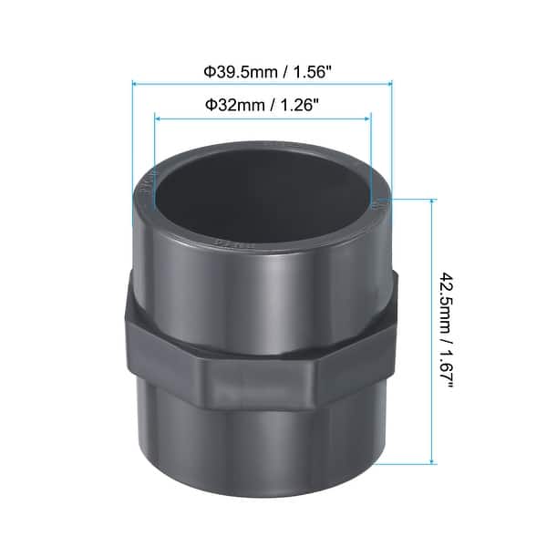 Female Thread Pipe Fitting, UPVC Socket Straight Tube Hose Connector ...