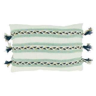 Braided Cord Pillow With Appliqué Design - Bed Bath & Beyond - 36255011