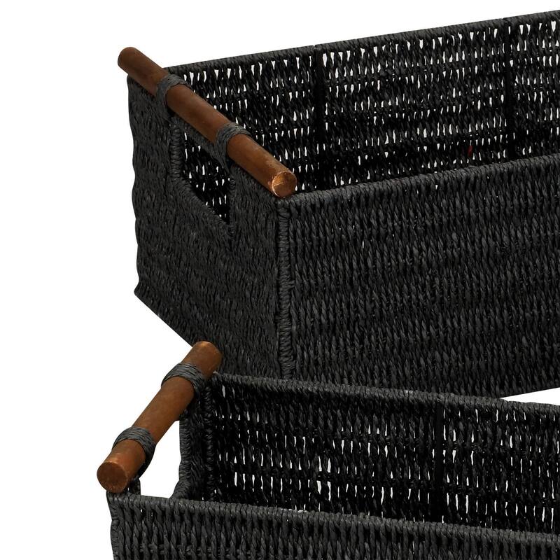 Household Essentials Decorative Woven Baskets - On Sale - Overstock ...