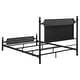 Cameron 51-Inch Metal Panel Bed Black - Bed Bath & Beyond - 41899347