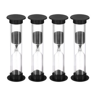 3 Minute Sand Timer, 4Pcs Small Sandy Clock, Count Down Sand Glass ...