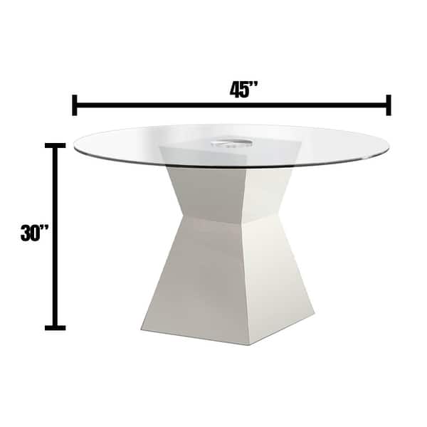 Thomas Round Dining Table in White - Bed Bath & Beyond - 36579921