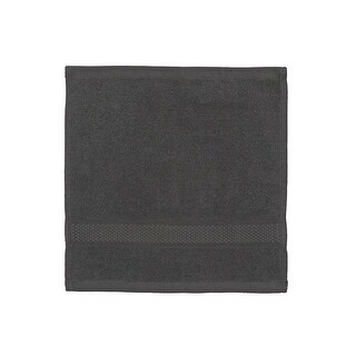Nova Wash Cloth 12" X 12" Dark Grey - Set of 6 - Bed Bath & Beyond ...