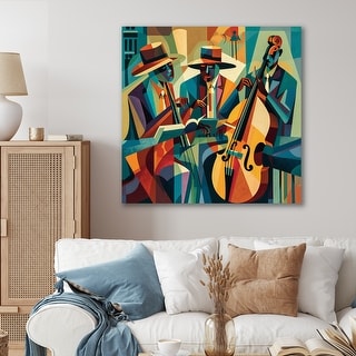 Designart "Jazz Performance On Stage Iii" Music Jazz Wall Decor - Bed ...