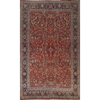 Vintage Floral Traditional Bidjar Persian Wool Area Rug Hand-knotted ...