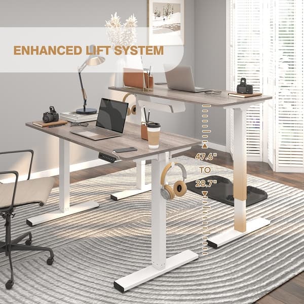 FlexiSpot 40"/48"Electric Standing Desk - Ergonomic, Whole-Piece ...