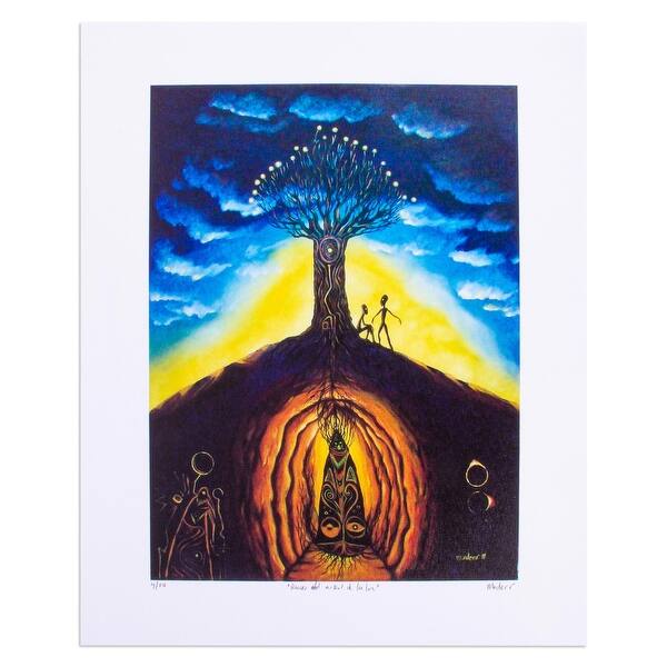 Novica Handmade Roots Of The Tree Of Light Giclee Print - Bed Bath ...
