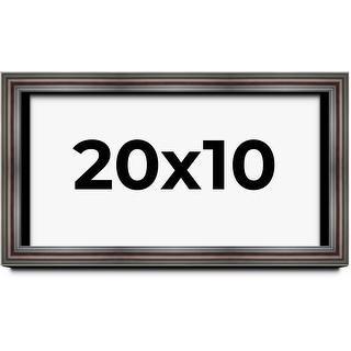 20x10 Shadow Box Frame Brown Cherry | 2.625 Inches Deep Pine Wood - Bed ...