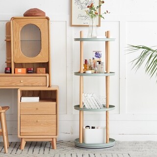Rotating Solid Wood Multifunctional Storage Rack - Bed Bath & Beyond ...