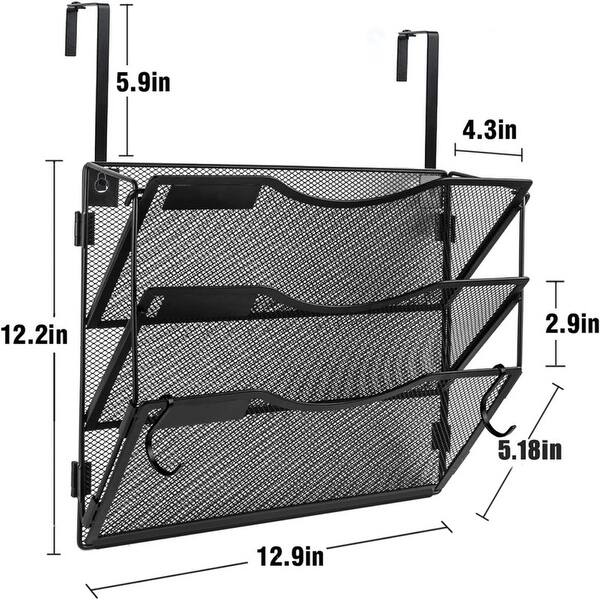 Wall File Organizer 3 Pockets - Bed Bath & Beyond - 39310875