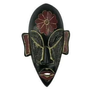Novica Handmade African Flower African Wood Mask - Bed Bath & Beyond ...