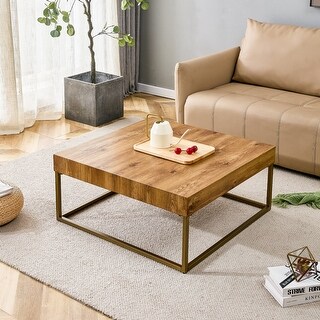 Asha 36 Inch Coffee Table, Round Shaped Top with Natural Rattan ...