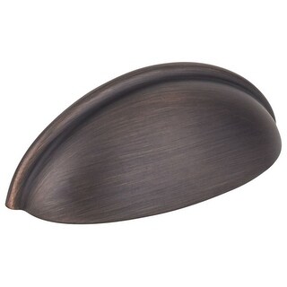 Elements Florence 3 Inch Center to Center Cup Cabinet Pull - Pack of 6 ...