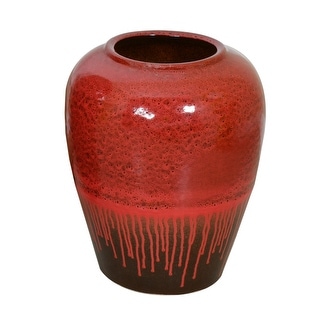 Adobe Red Small Vase For Living Room Decor - 15 x 15 x 19.5 inches ...