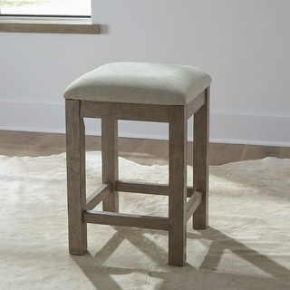 Bartlett Field Dusty Taupe Upholstered Console Stool - Bed Bath ...