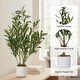 2FT Artificial Olive Tree with Planter – Lifelike Silk Leaves & Fruits ...