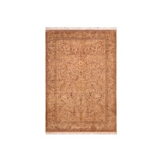 Pak-Persian Delicia Tan/Brown Wool Rug (6'1 x 9'10) - 6'1" x 9'10 ...
