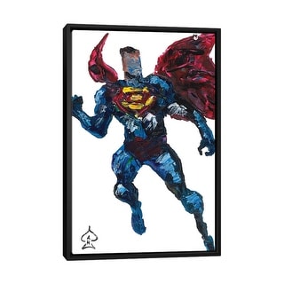 iCanvas "Superman Palette Knife" by Andrew Harr Framed - Bed Bath ...