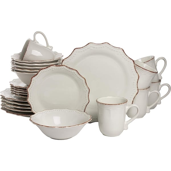Oxford 24 Piece Dinnerware Set - Bed Bath & Beyond - 38192573