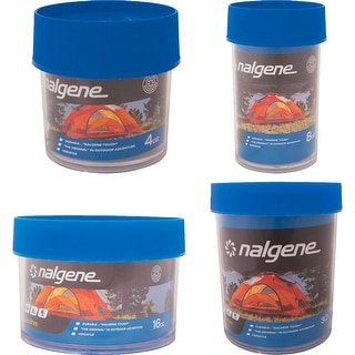 Nalgene Wide Mouth Outdoor Storage Container - Clear/Blue - Bed Bath ...