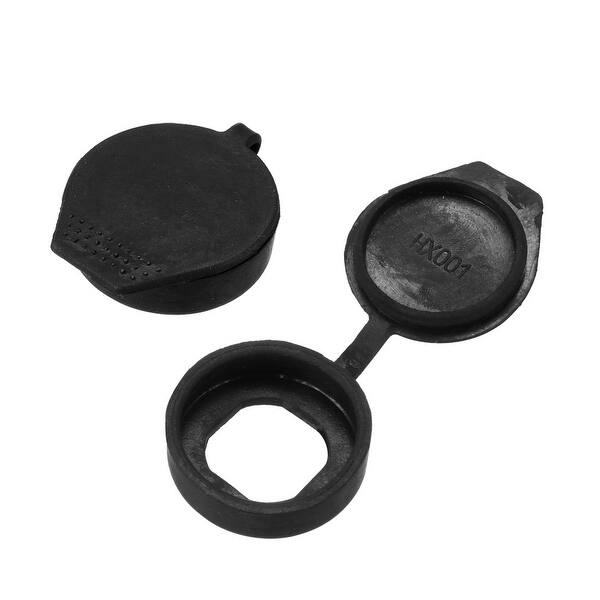 4 PCS Black Rubber Key Panel Cam Lock Dust Cover Waterproof Cap - Bed ...