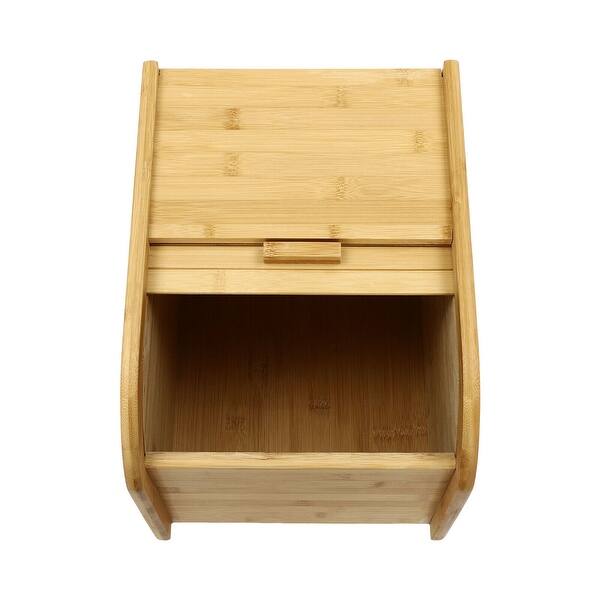 Bamboo Rice Storage Container Rice Container Box with Lid - Bed Bath ...