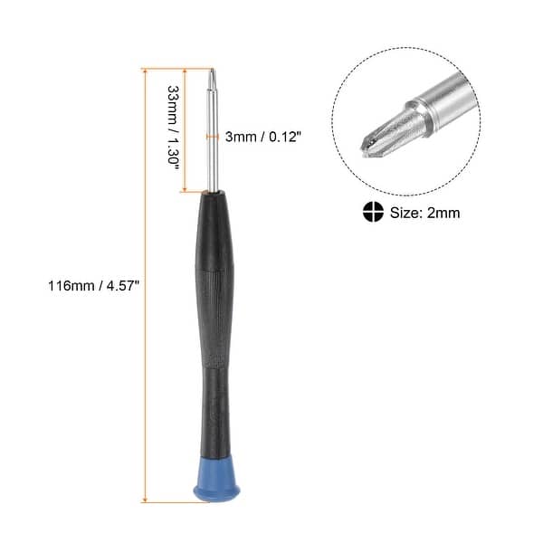 10pcs 2mm Precision Phillips Screwdriver with Swivel Lid for ...