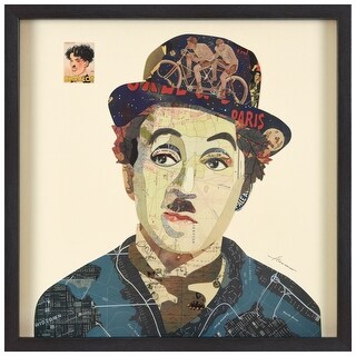 Empire Art "Charlie" Alex Zeng's dimensional collage, under glass & a ...