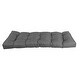 Tufted Indoor/Outdoor Bench Cushion (Multiple widths from 46 to 60 inch ...