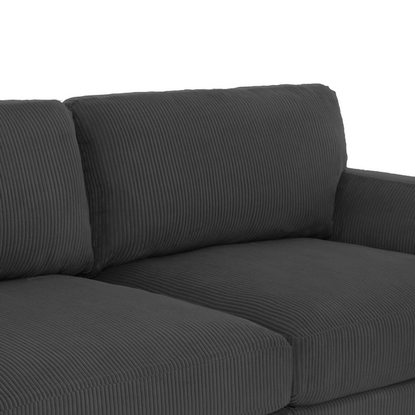 Modern 90 inch Sofa Comfy Corduroy Deep Seats Sofa On Sale Bed Bath Beyond 39860153