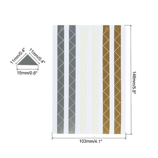 Photo Corner Sticker, Self Adhesive Picture Mounting Labels for DIY ...